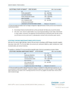 Pebble Tec Start Up Procedure All Finishes